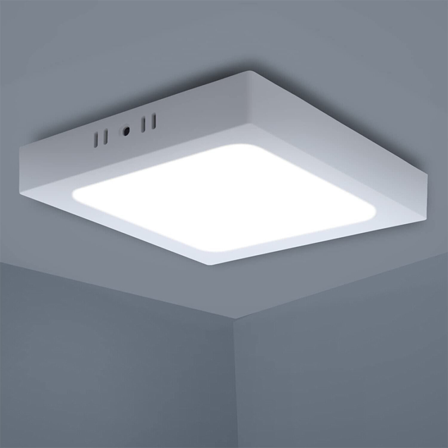Plafon Led 6W Panel Cuadrado 11x11 Spot Luz Fria Gtia - Variante Color ...