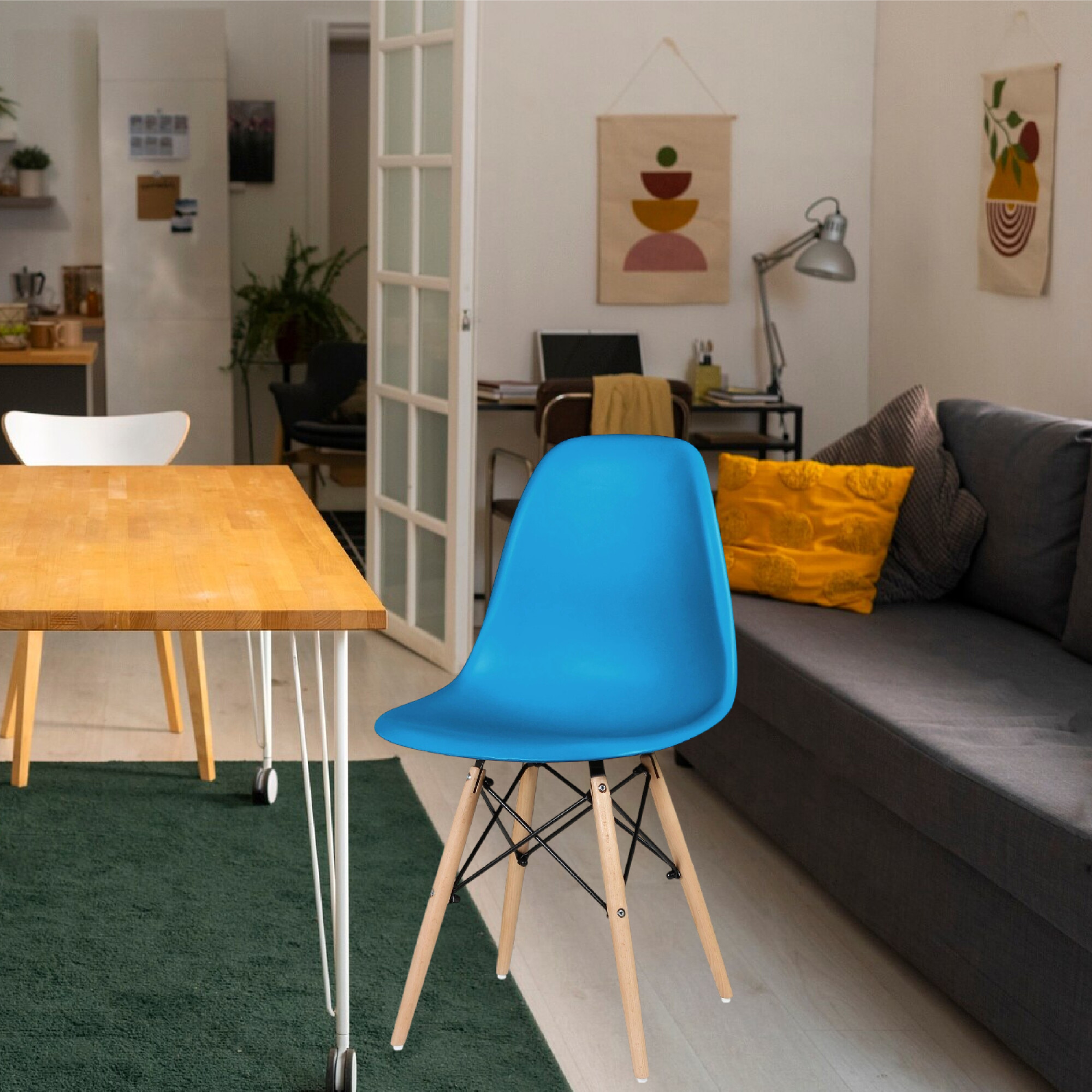 Silla Eames Azul — Unilux