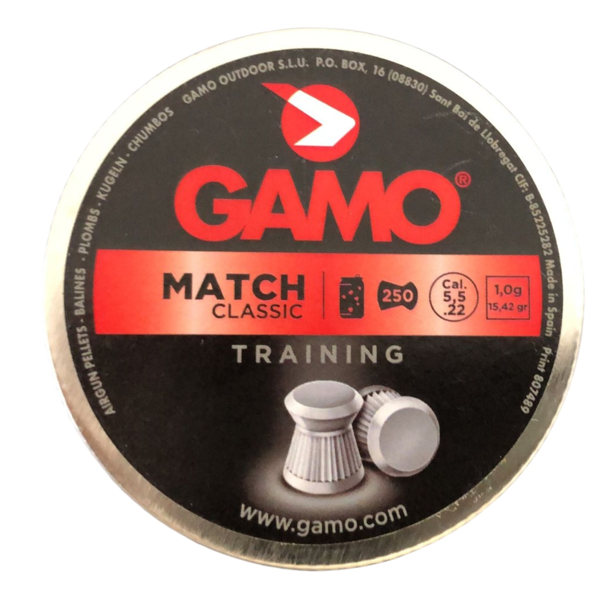 Balines MATCH Classic cal 5.5 250un - GAMO — Aventureros
