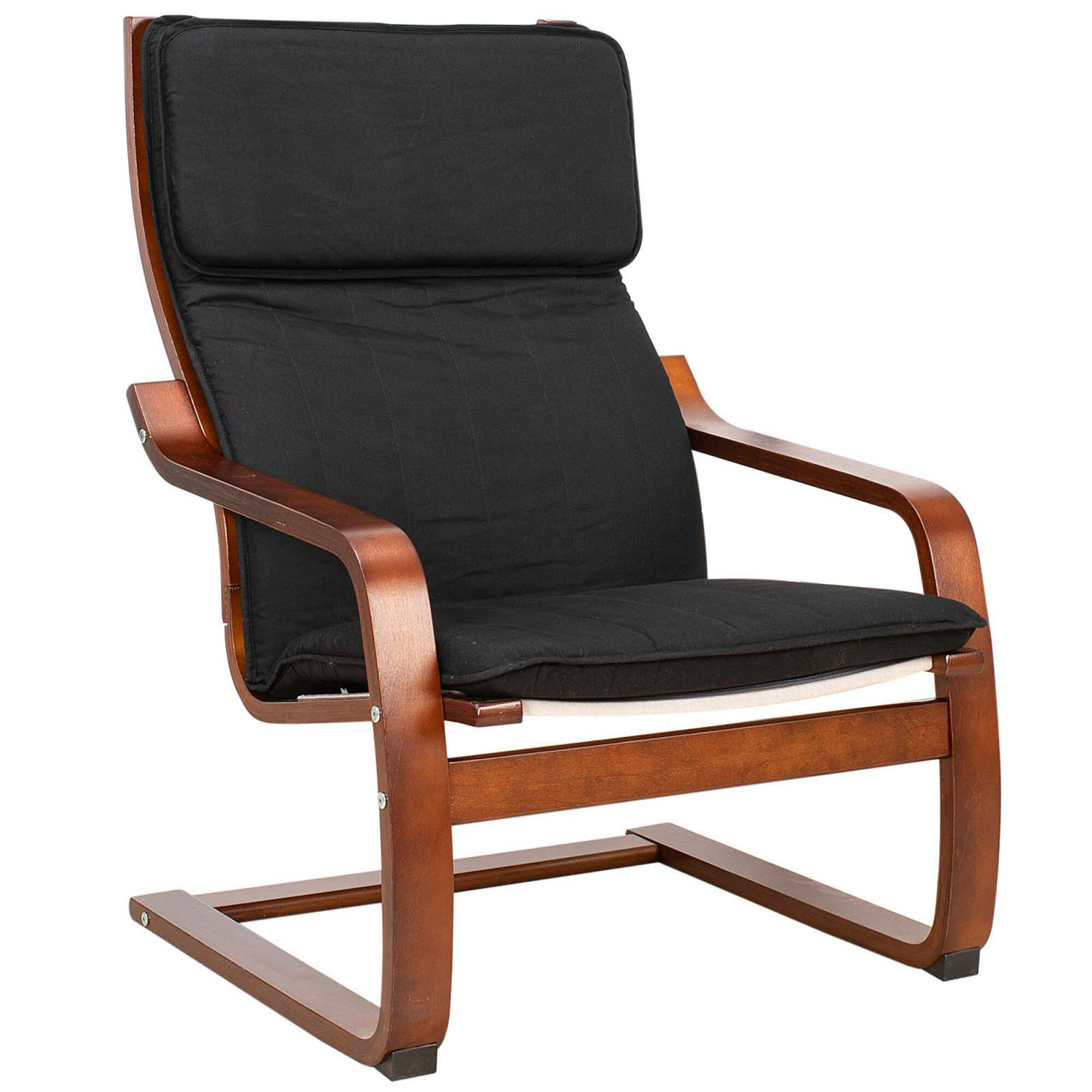 Silla Sillón Flex Tela Negro A1301 Pksbo — Divino