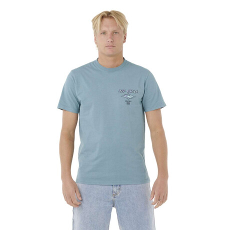 Remera Rip Curl Fade Out Icon - Celeste — Tienda Soy Santander