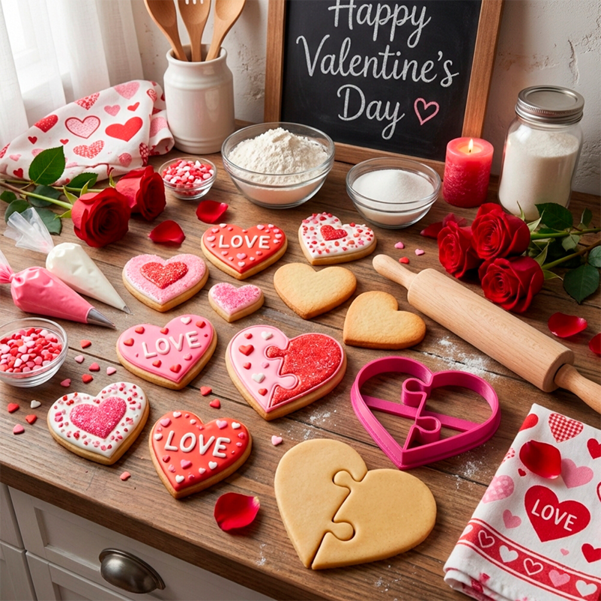 Cortante 3D Puzzle Corazón — Zanetti