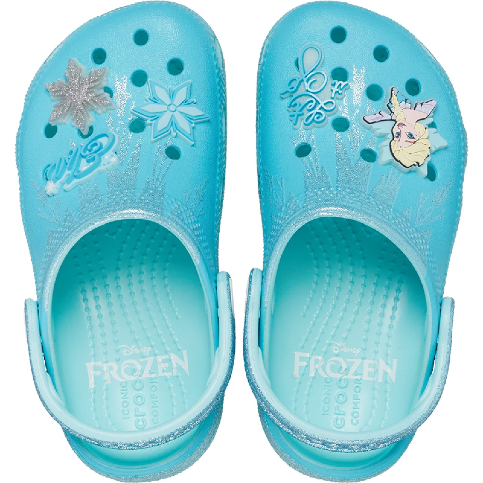 Crocs Classic Frozen Elsa - Azul — Crocs