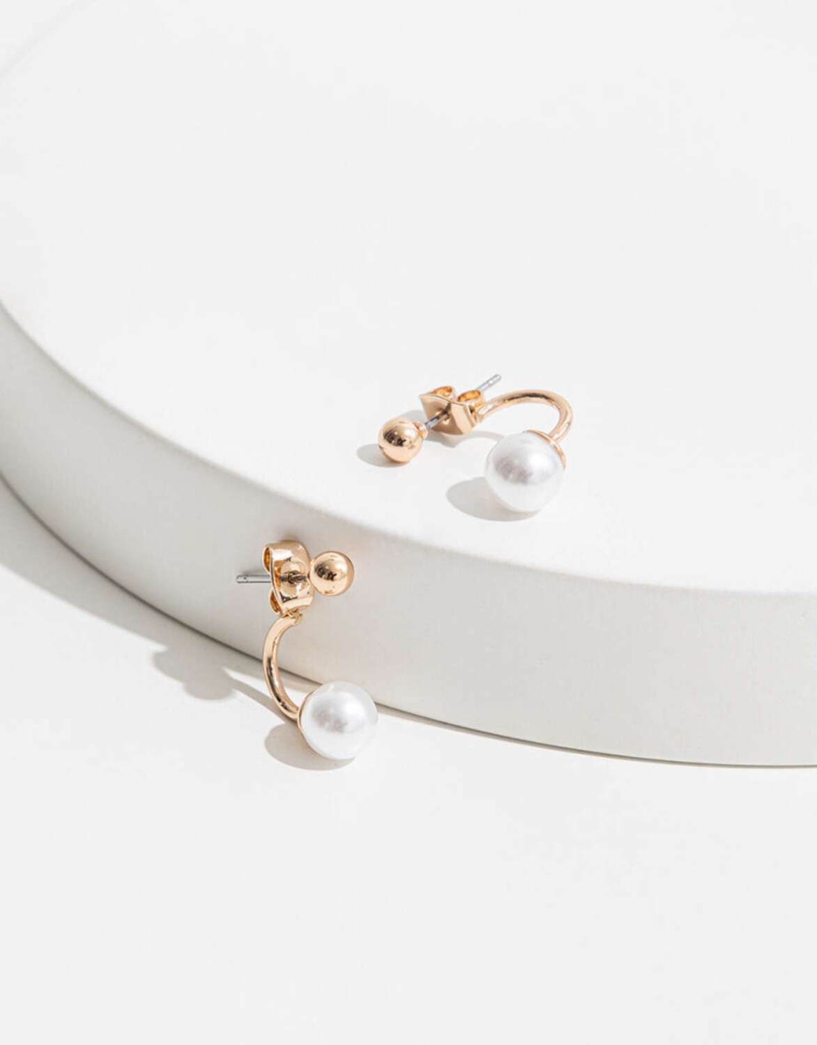 Aros Con Perlas - Dorado — Tienda Soy Santander