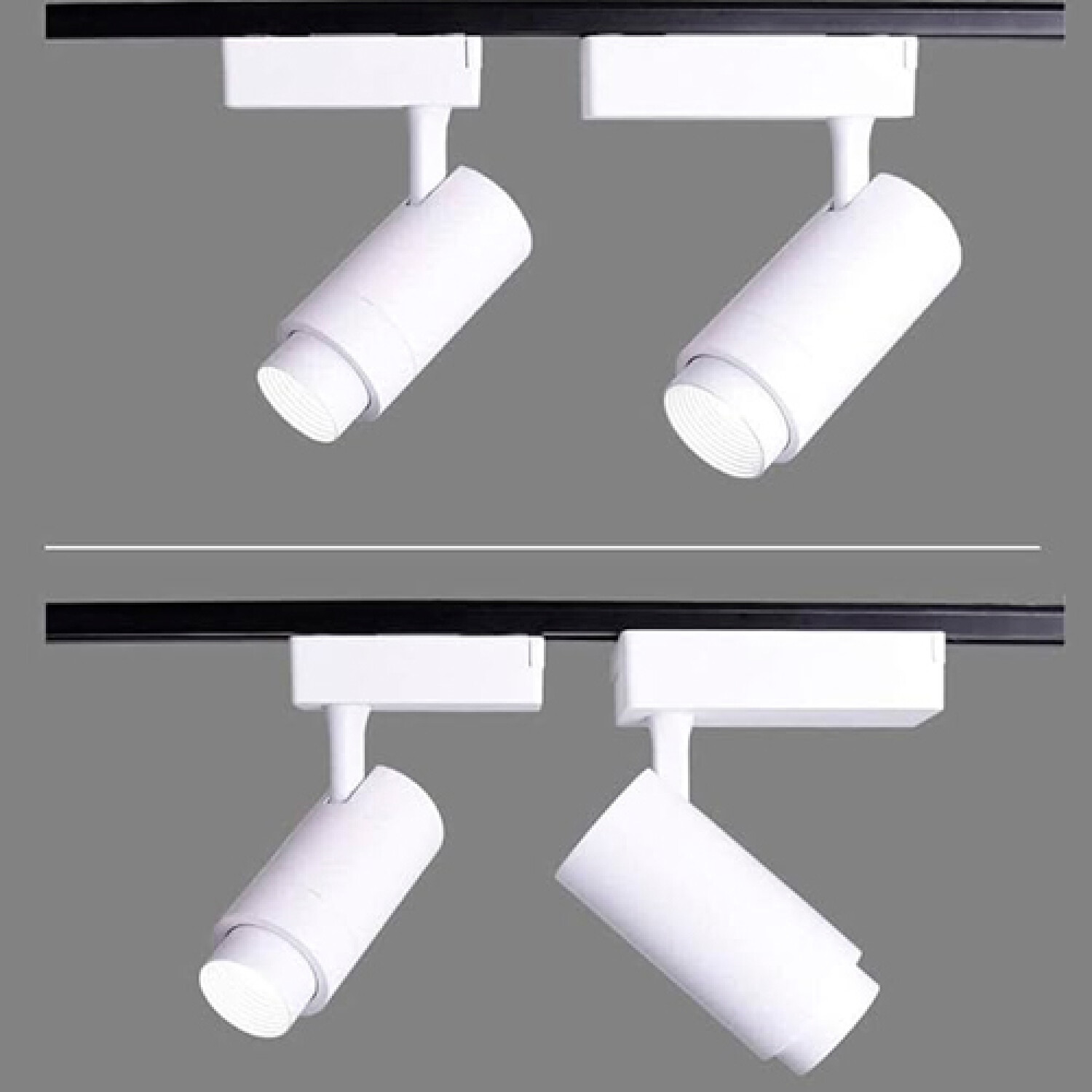 Track Light LED Zoom Blanco Dimerizable 20W Luz Cálida — Serlux