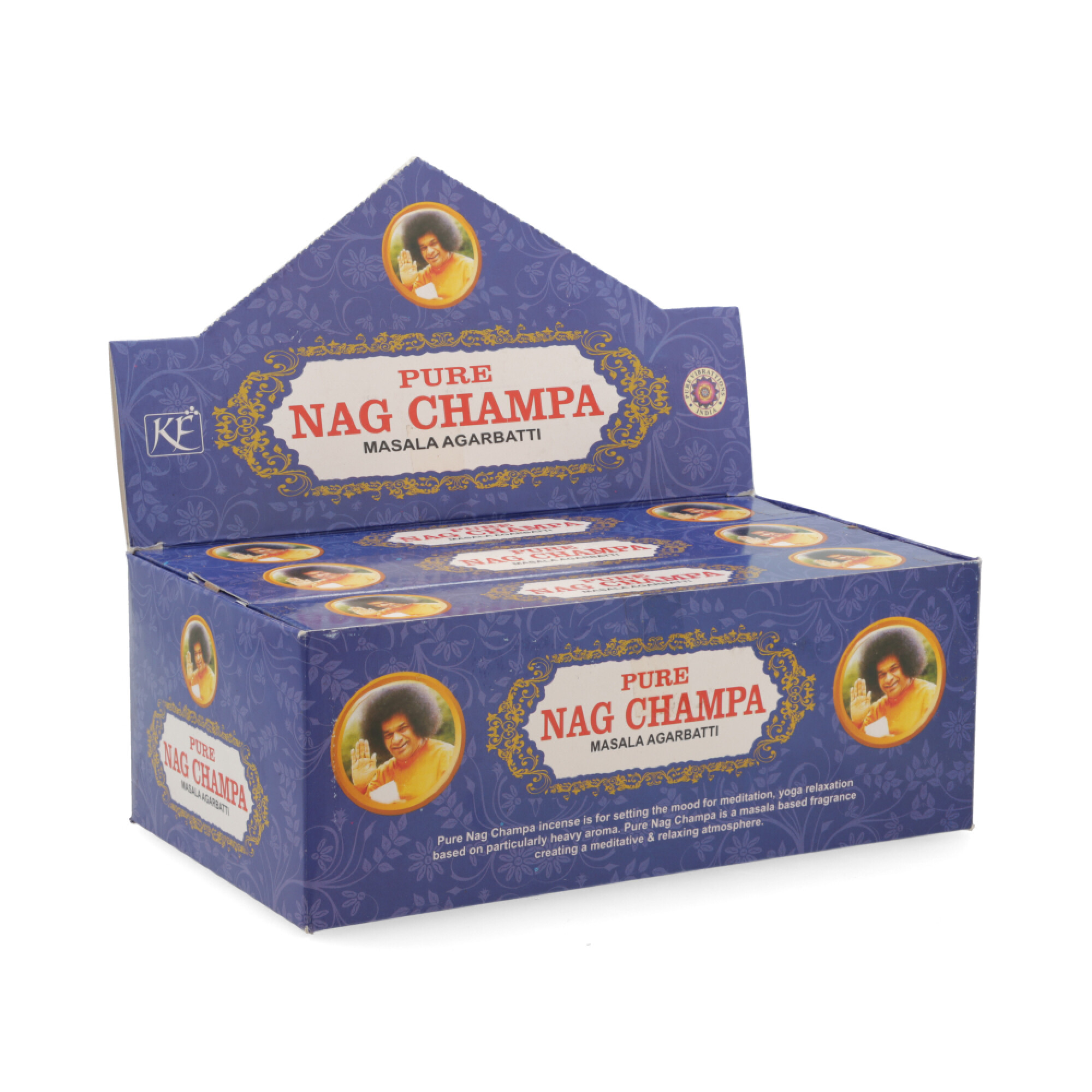 INCIENSOS NAG CHAMPA - Pure Nag Champa 15rg X12 Uni. — La Casa de las Velas