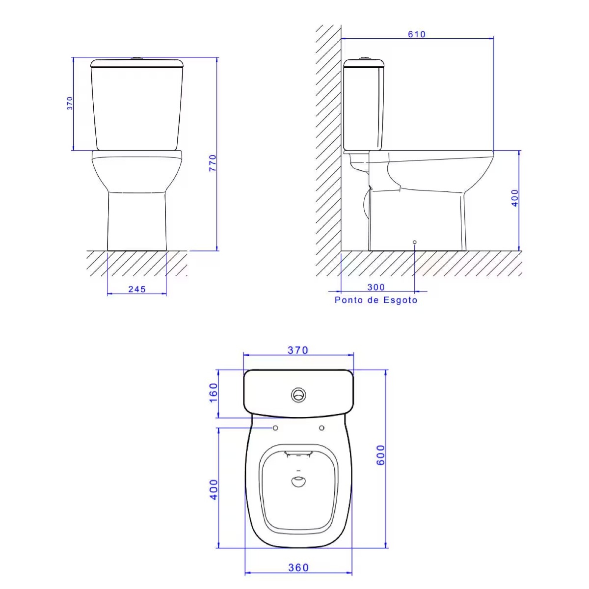 Kit Completo Inodoro Con Mochila Dual Flex — Loysa
