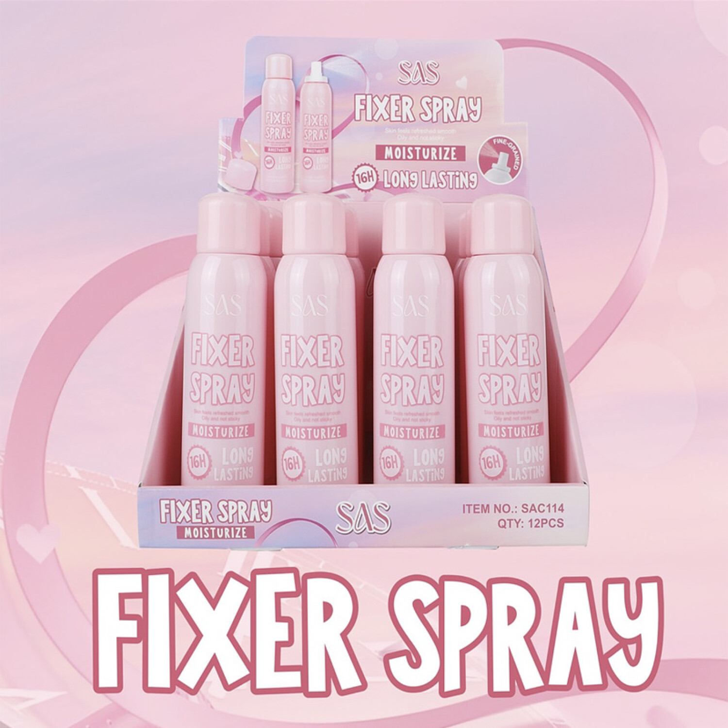 SAS Spray fijador de maquillaje larga duración - Sas Spray Fijador De Maquillaje Larga Duración ...