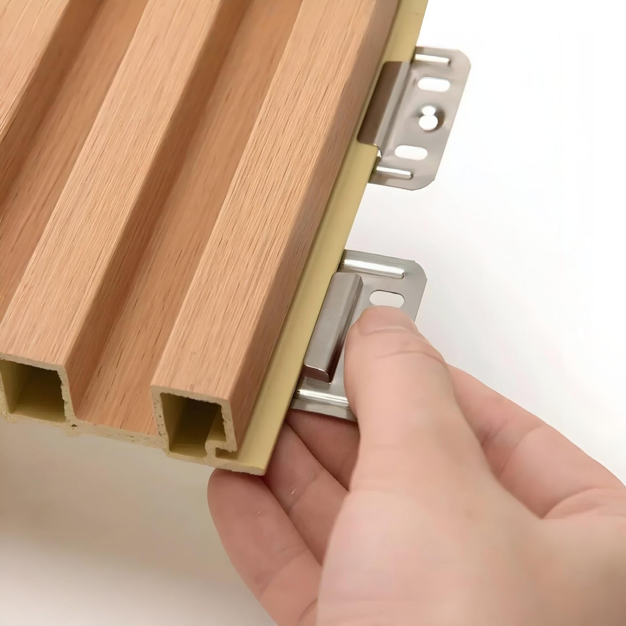 Clip De Fijación Panel Revestimiento Wpc Chapita X 100 uni - Color ...