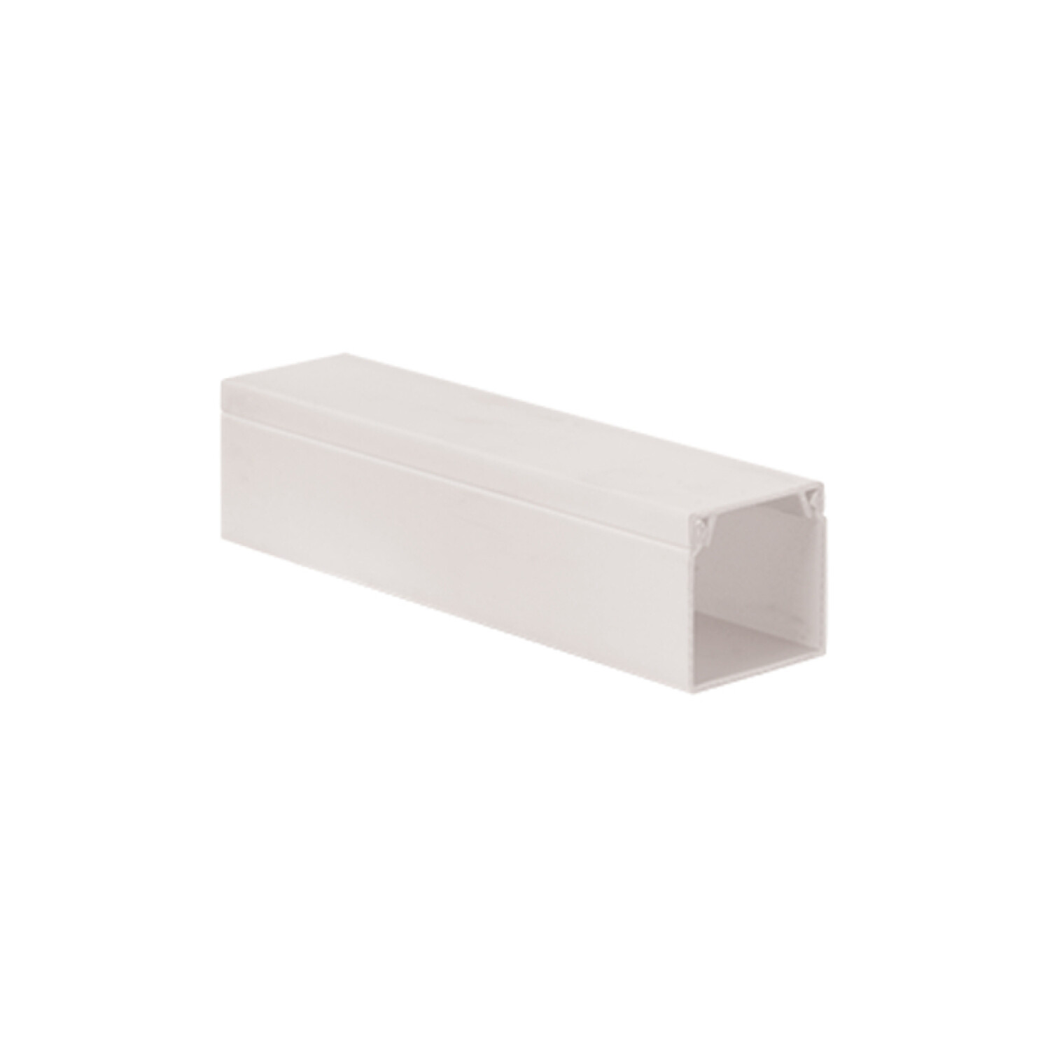 Ducto plástico de pared blanco 25x25mm, 2 metros - C89220 — Fivisa