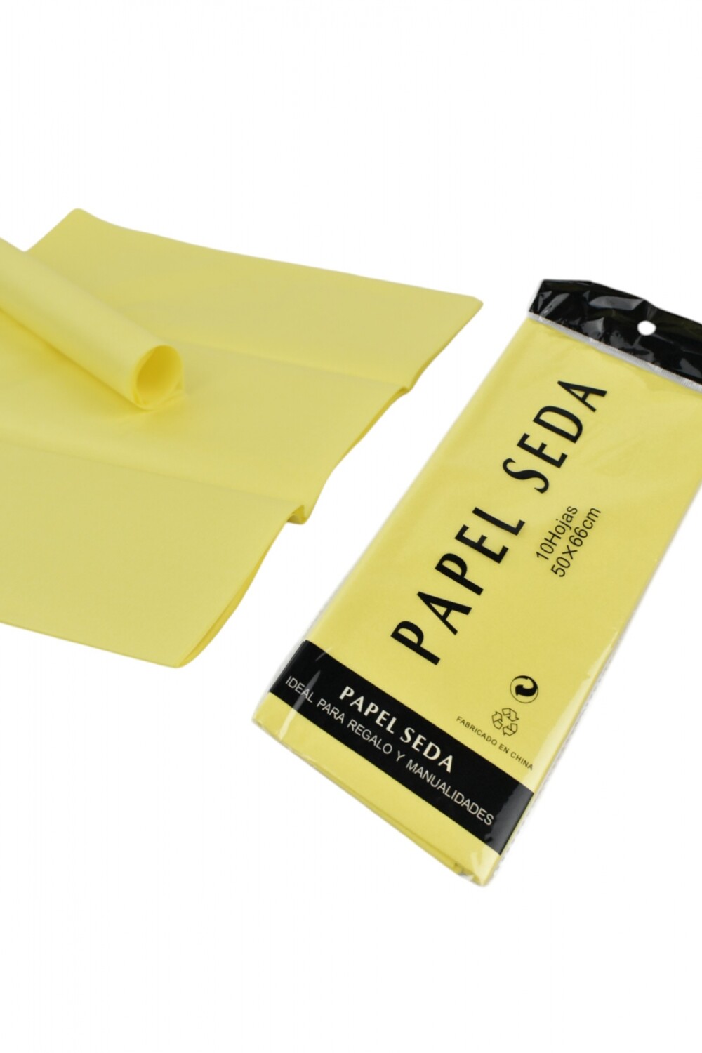 Papel Seda 50x66 cm - AMARILLO — PaperPack