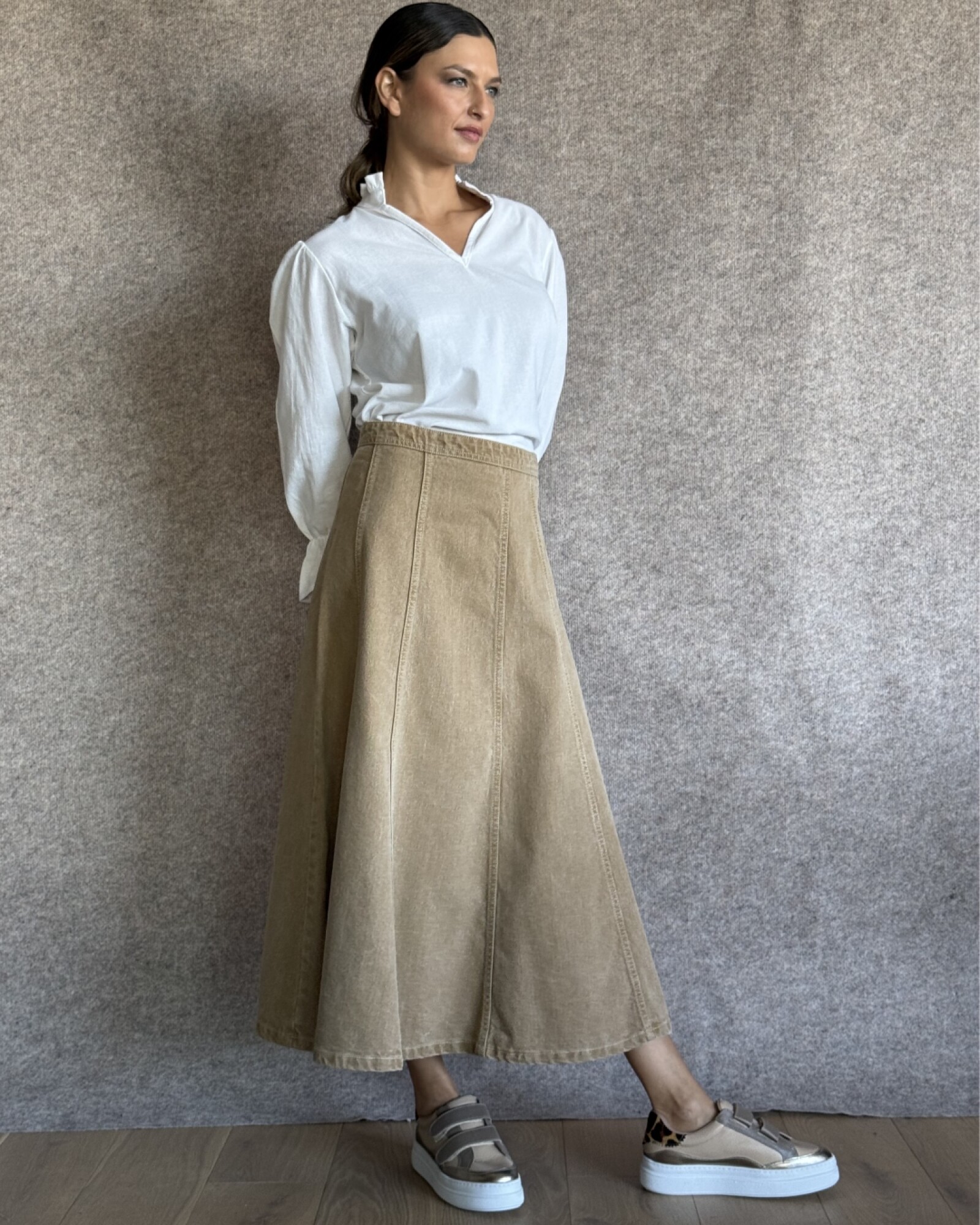 Pollera Mónaco - Cepia — Magnolia