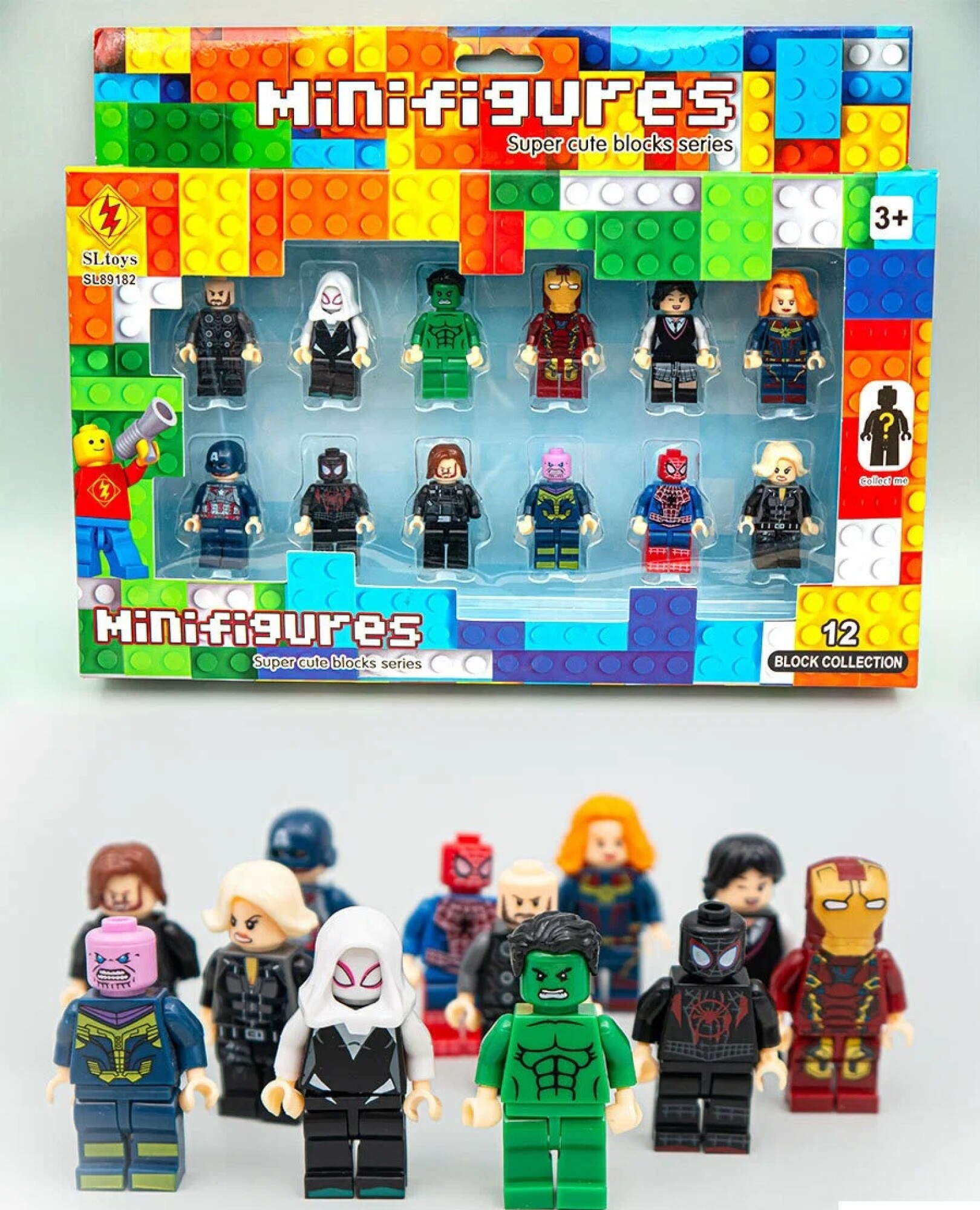Pack 12 minifiguras tipo lego — MVD Kids