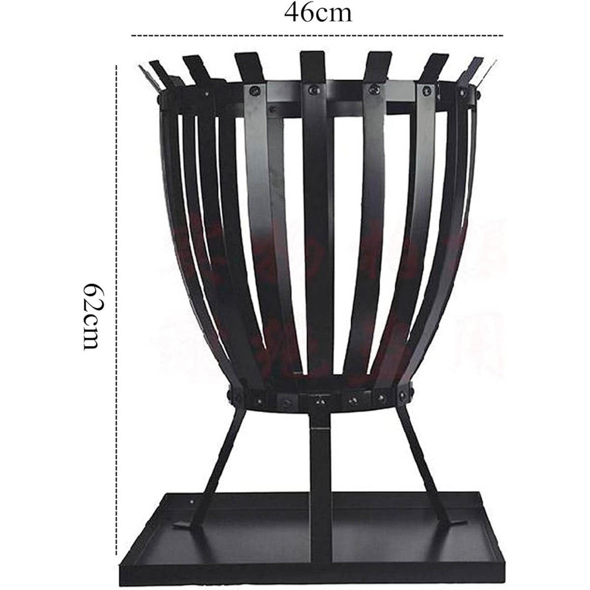 Fogón Quemador Hierro Brasero Portable C/base Camping — El Rey del ...