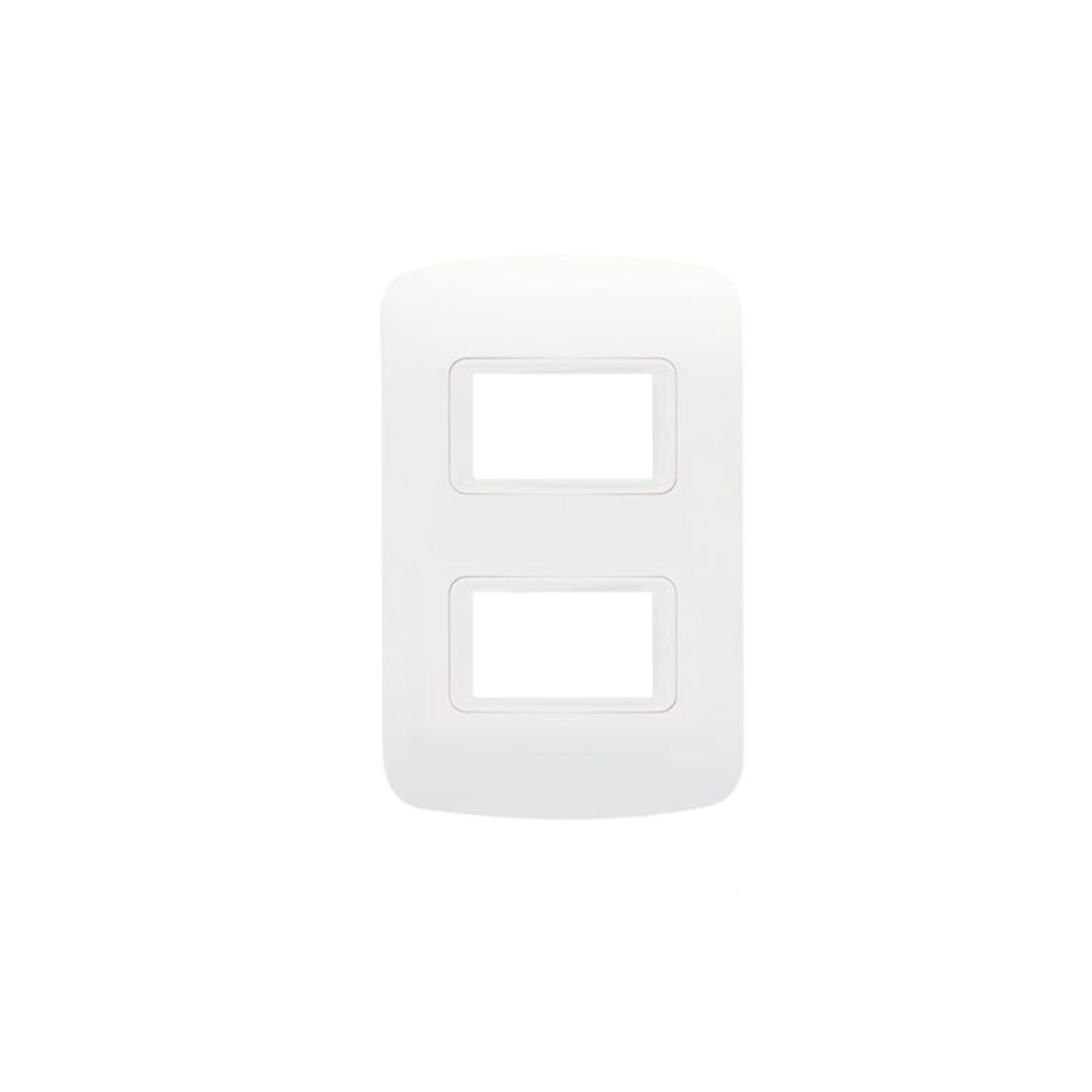 Plaqueta para 2 módulos blanco - Atenea Plus - M48605 — Fivisa