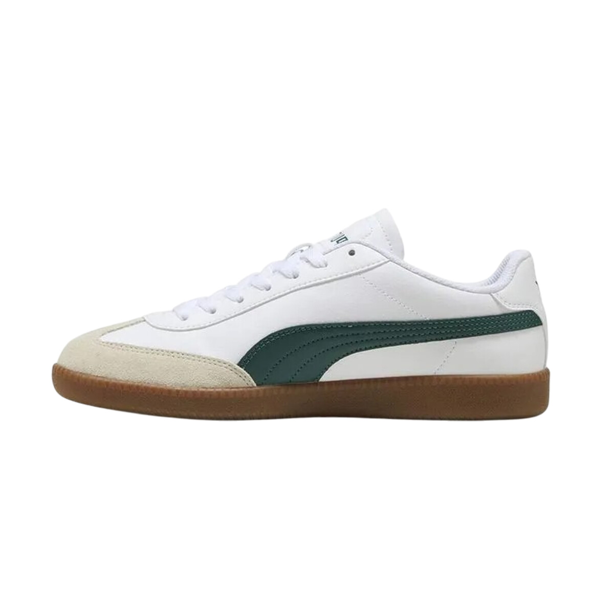 PUMA 9 T - White/Green/Gum — Global Sports