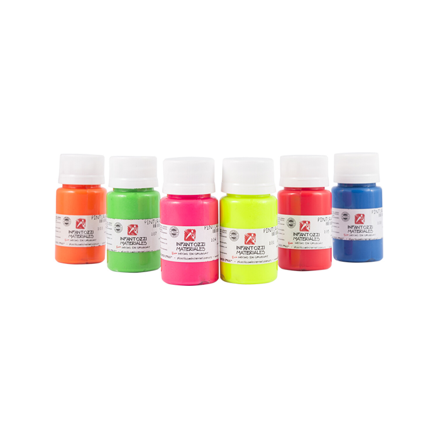 Pintura para tela flúo - 55 g — Infantozzi