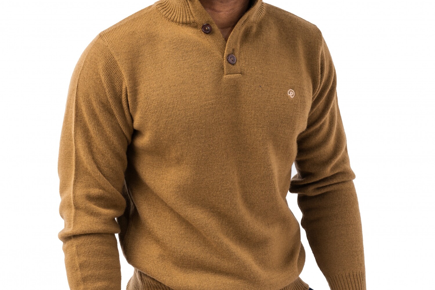 SUETER MEDIO BOTONES - Marrón — Pampero