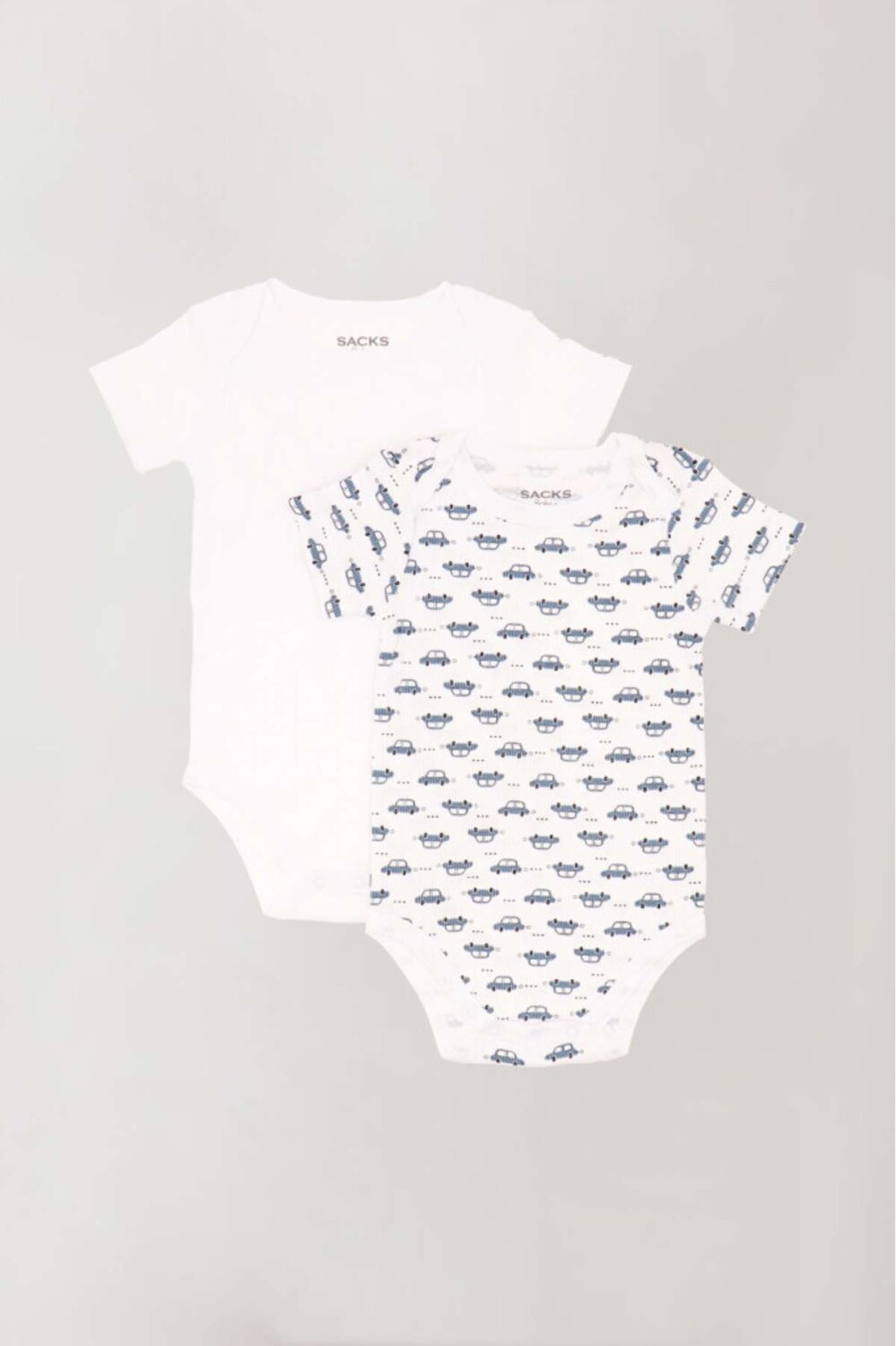 Pack x2 body algodón rib - Blanco — Tienda Soy Santander
