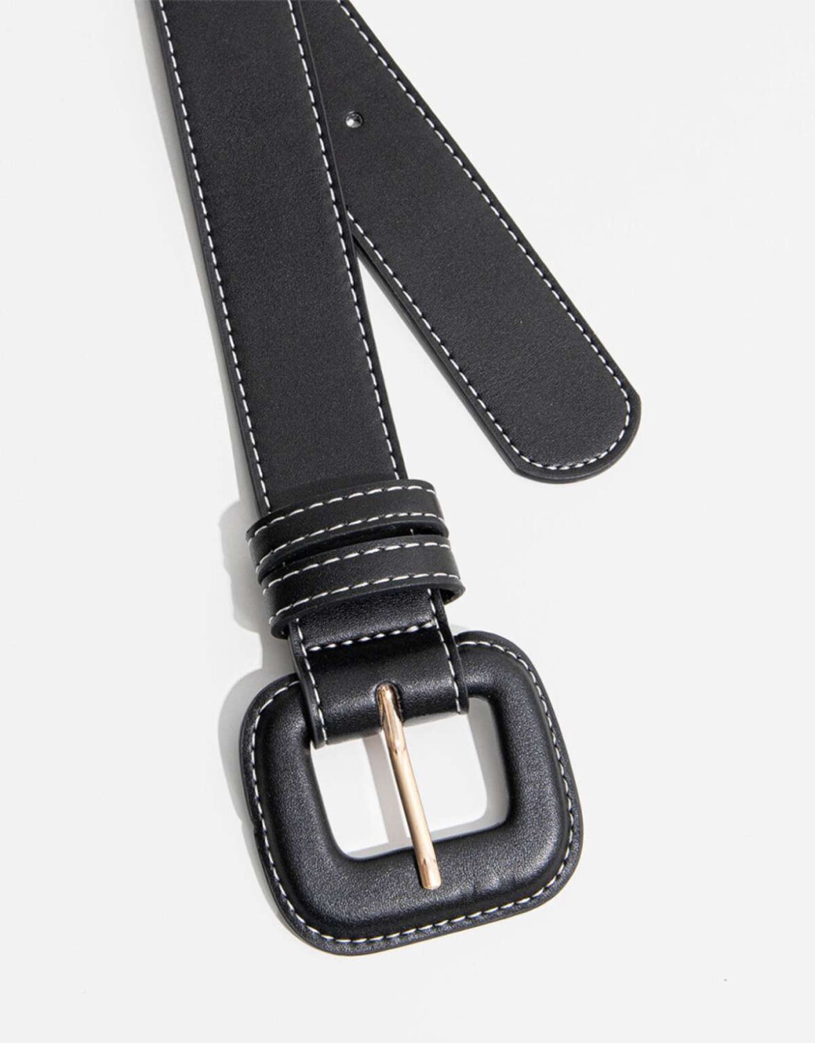 Cinturón Con Hebilla - Negro — Tienda Soy Santander