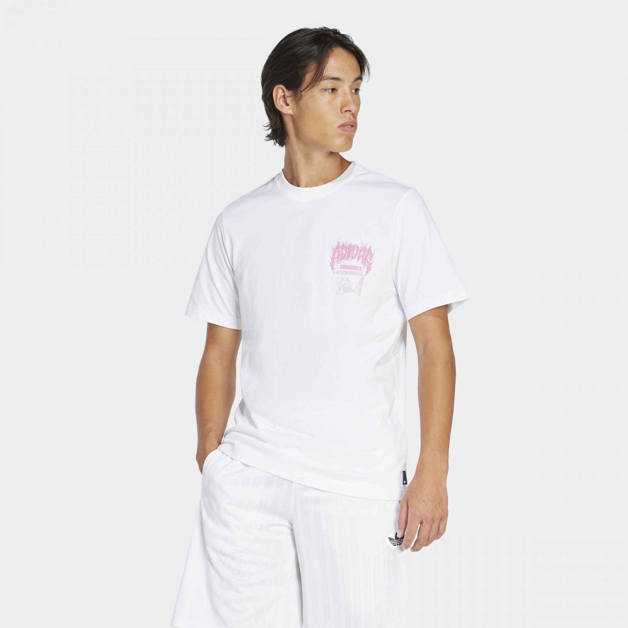 Remera Adidas Trifolio Series Fashion Elevated - Blanco — Pricebox