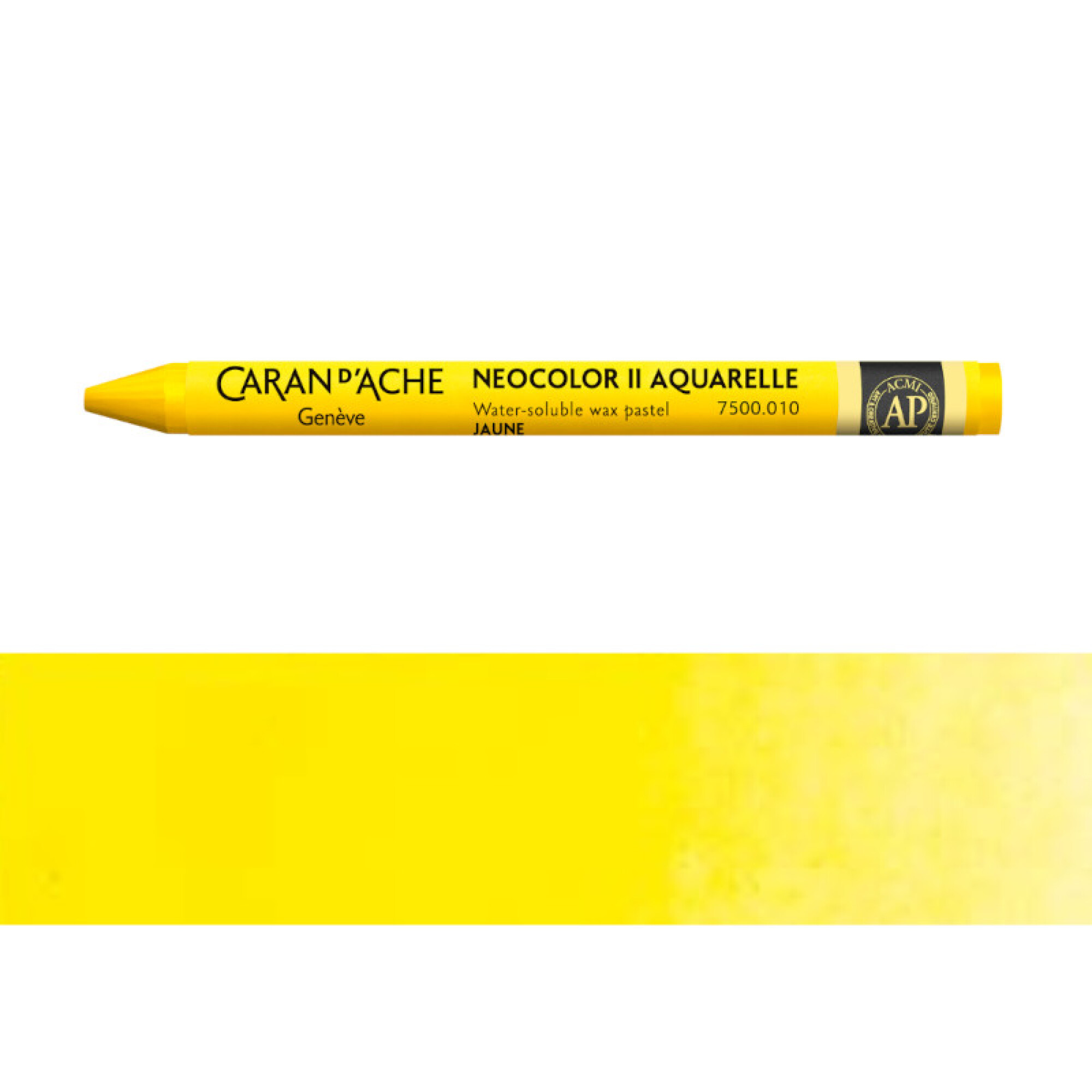 Pastel Neocolor Acuarelle Caran d'Ache - Tonos Amarillos — Infantozzi