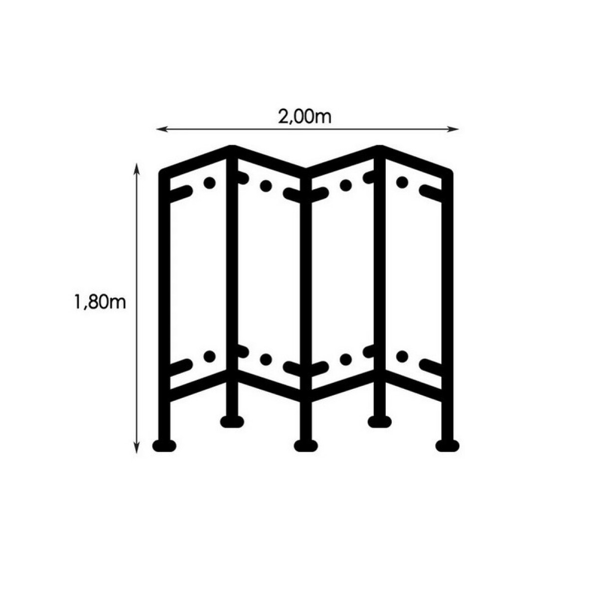 BIOMBO DE RATAN 3 COLORES — Electrocentro Rivera