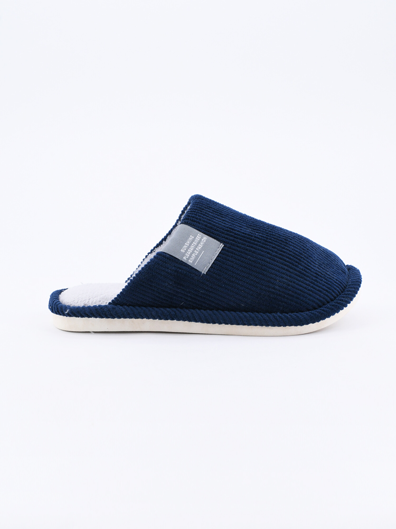 PANTUFLA DOREEN - AZUL OSCURO — Guapa