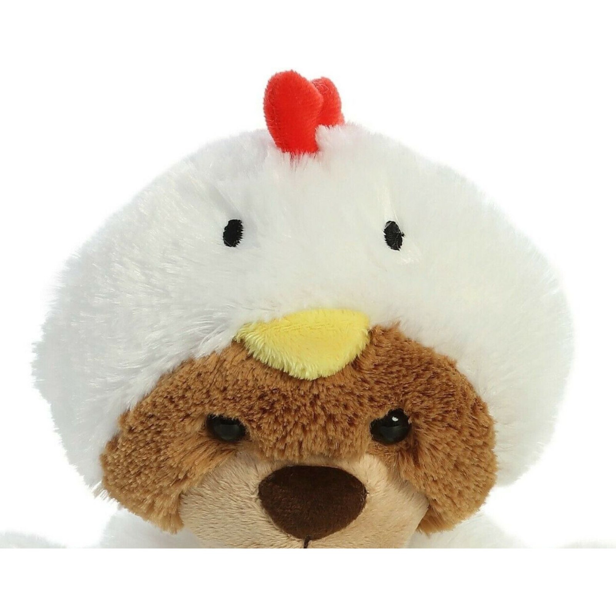 Peluche Aurora Oso Benny Disfrazado Gallina Suave Felpa — Atrix