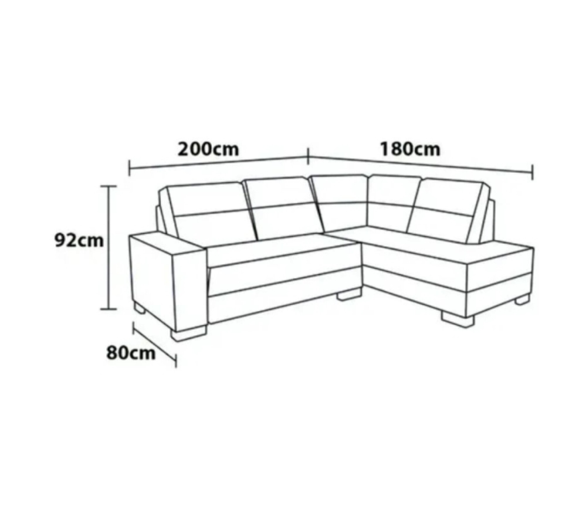 Sofa Esquinero Libano Gris Grafito — Albanes