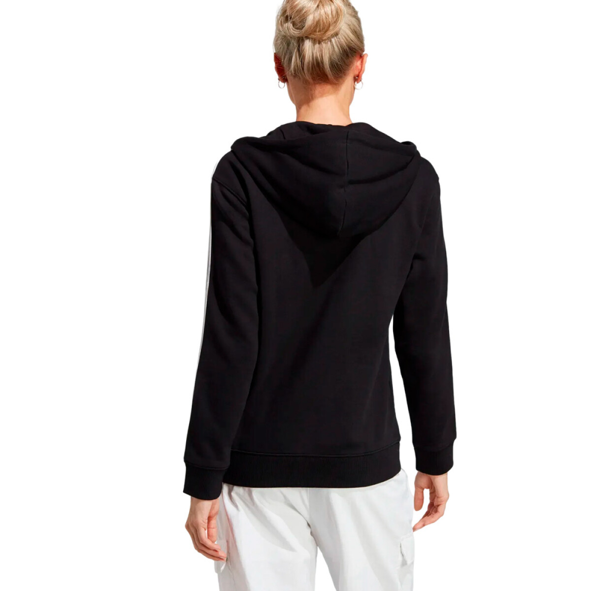 CAMPERA adidas ESSENTIALS FRENCH TERRY - BLACK/WHITE — Global Sports