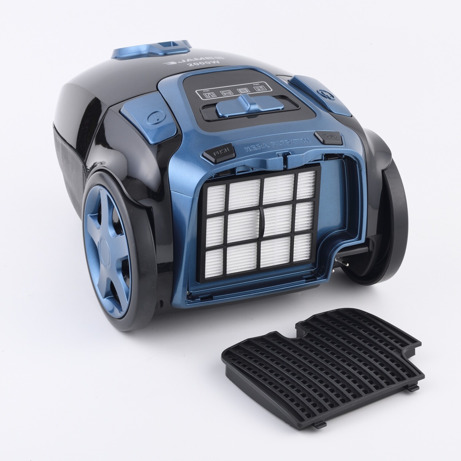 Aspiradora JAMES AJ-961 2000W - Negro Azul — Tienda Soy Santander
