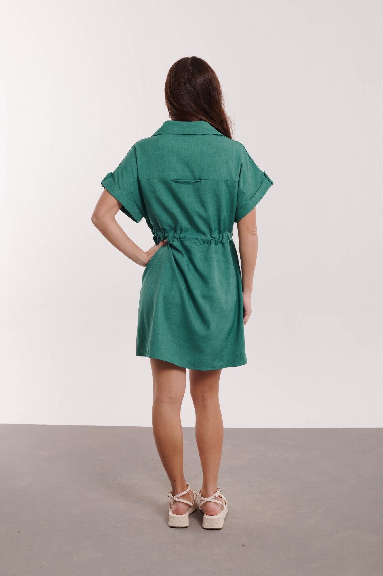 VESTIDO LUCRE - VERDE ESMERALDA — Minot