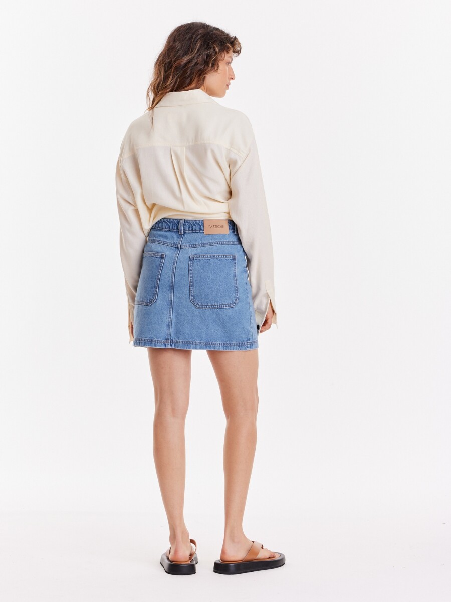 Falda Roma - Denim Classic — Pastiche