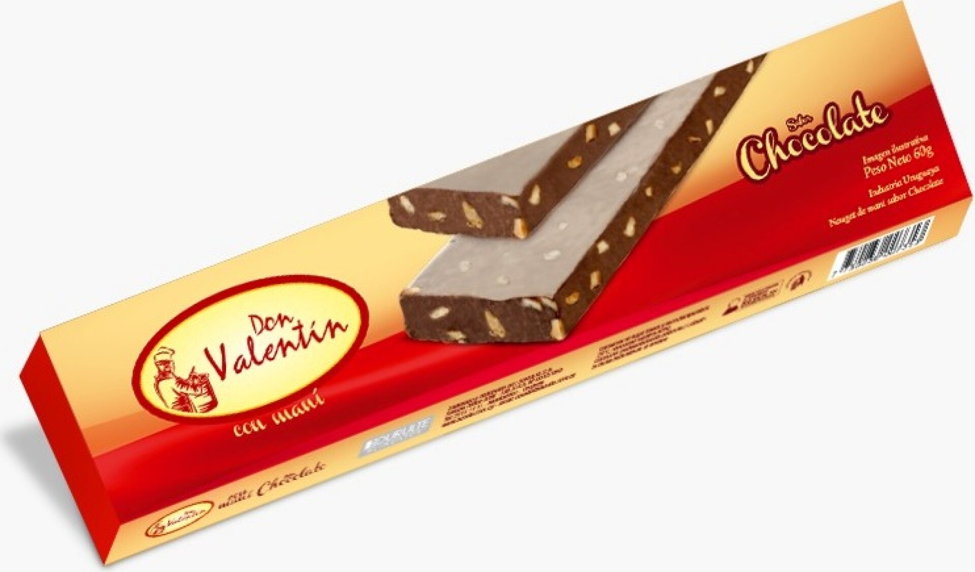 TURRON DON VALENTIN 60G CHOCOLATE — El Clon