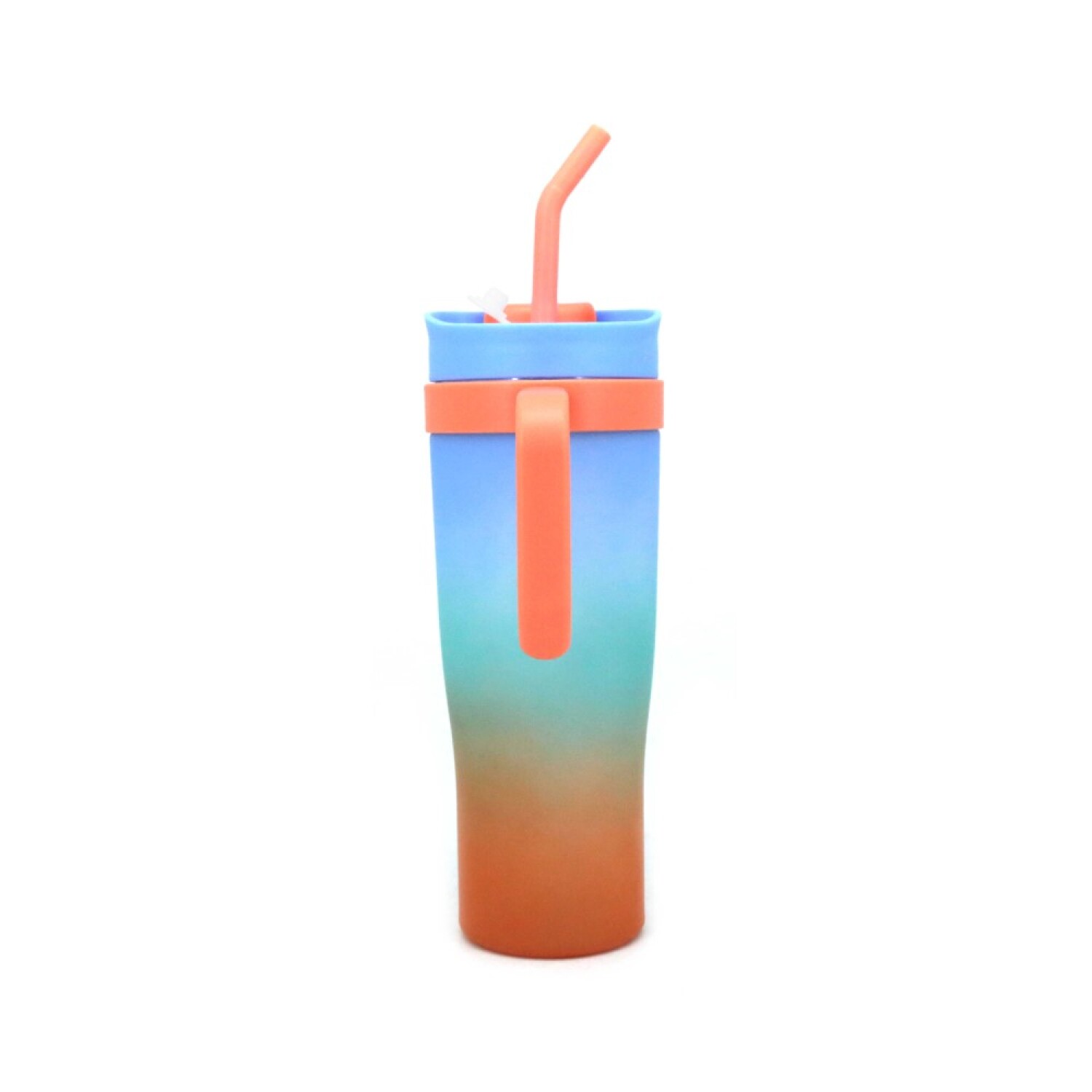 Vaso con sorbo - Celeste — Canva Store