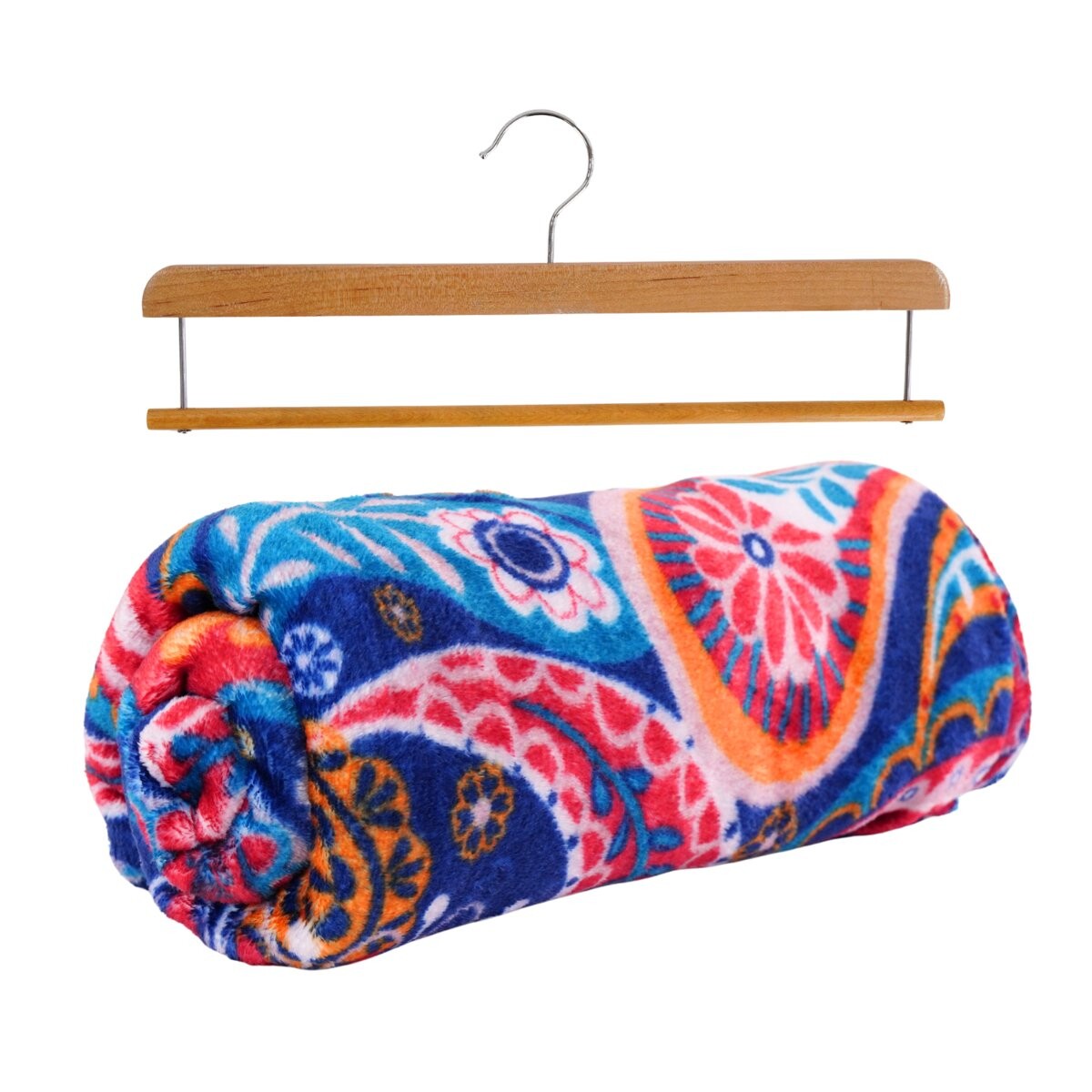 Manta polar 1 plaza con percha — El Clon