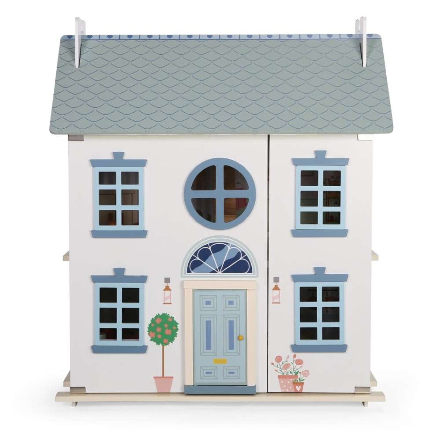 Casita De Muñecas 3 Pisos + Accesorios Doll House - Madera — Tienda Soy ...
