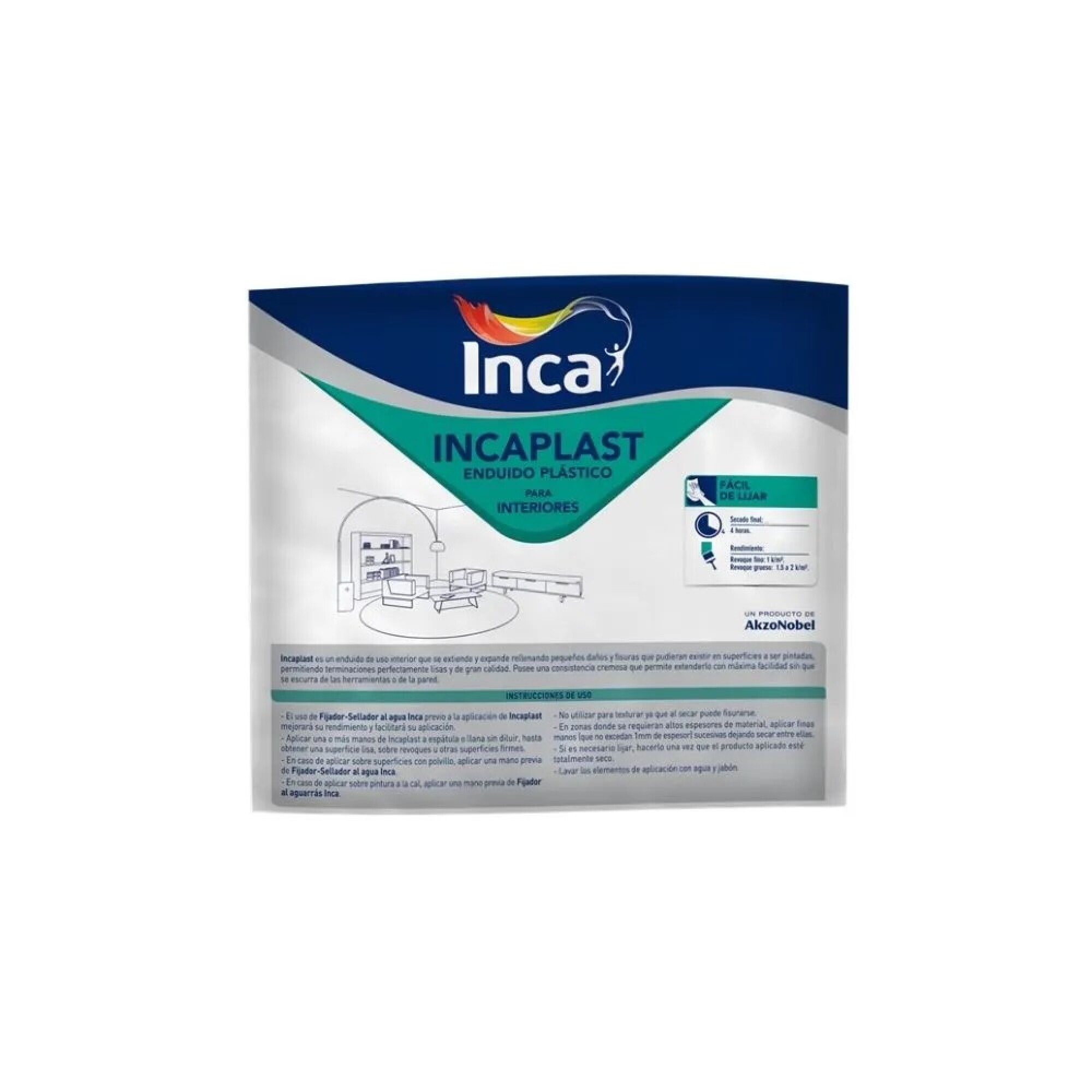 ENDUIDO INCA INTERIOR INCAPLAST 20KG — Magnum