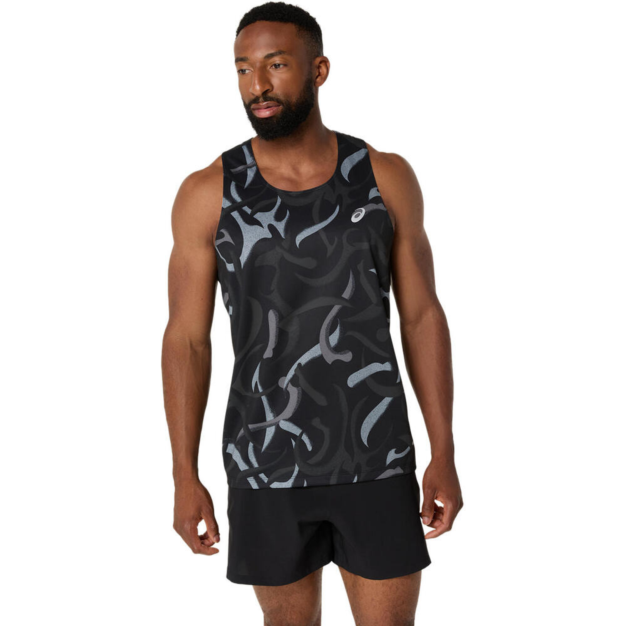 Bividi Running Road All Over Print Singlet Hombre — Fitpoint