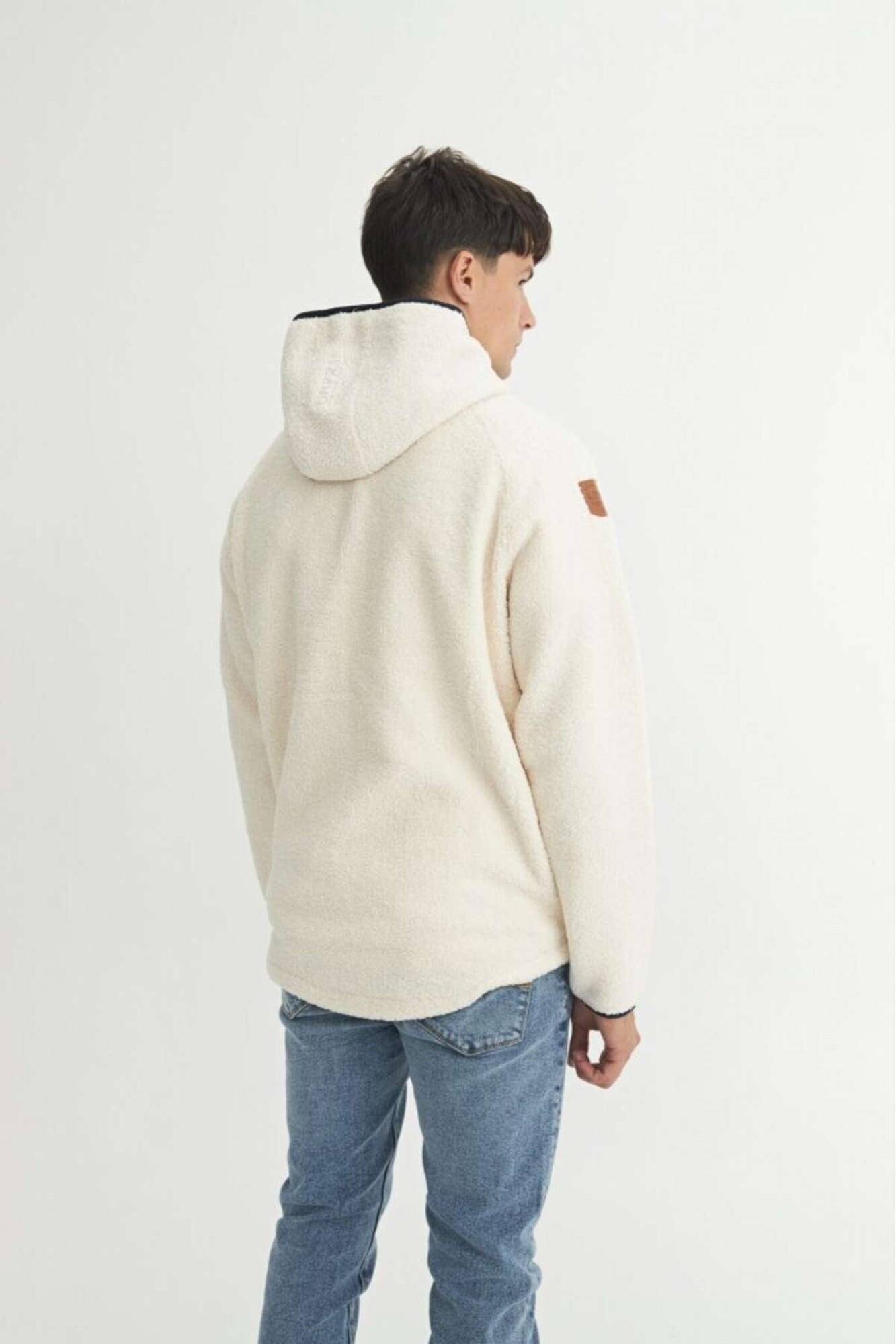 Campera sherpa Ulio - Crudo — Tienda Soy Santander