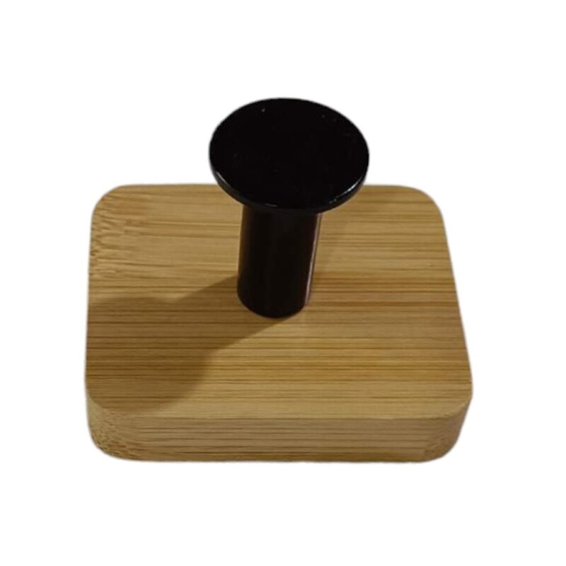 PERCHERO DE PARED 1 COLGADOR BAMBOO NATURAL/NEG. — Koz Design