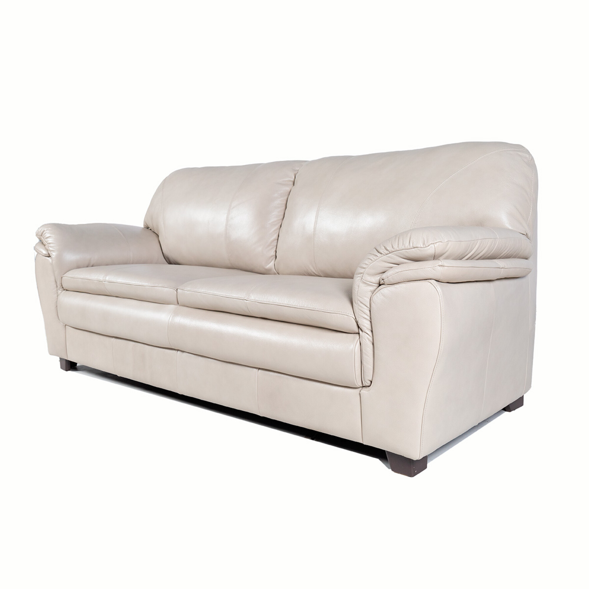 Sofá Arezzo - Cuero Básico - 3 cuerpos - Marfil — NYR Uruguay