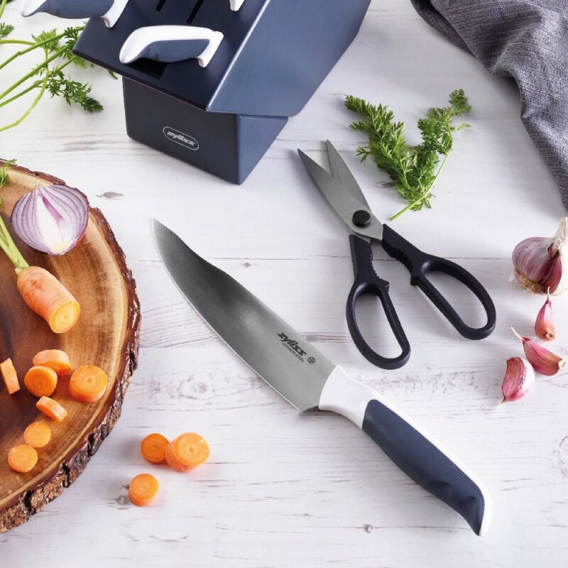 CUCHILLO 18.5CM ACERO INOXIDABLE MANGO ERGONOMICO ZYLIS — Koz Design