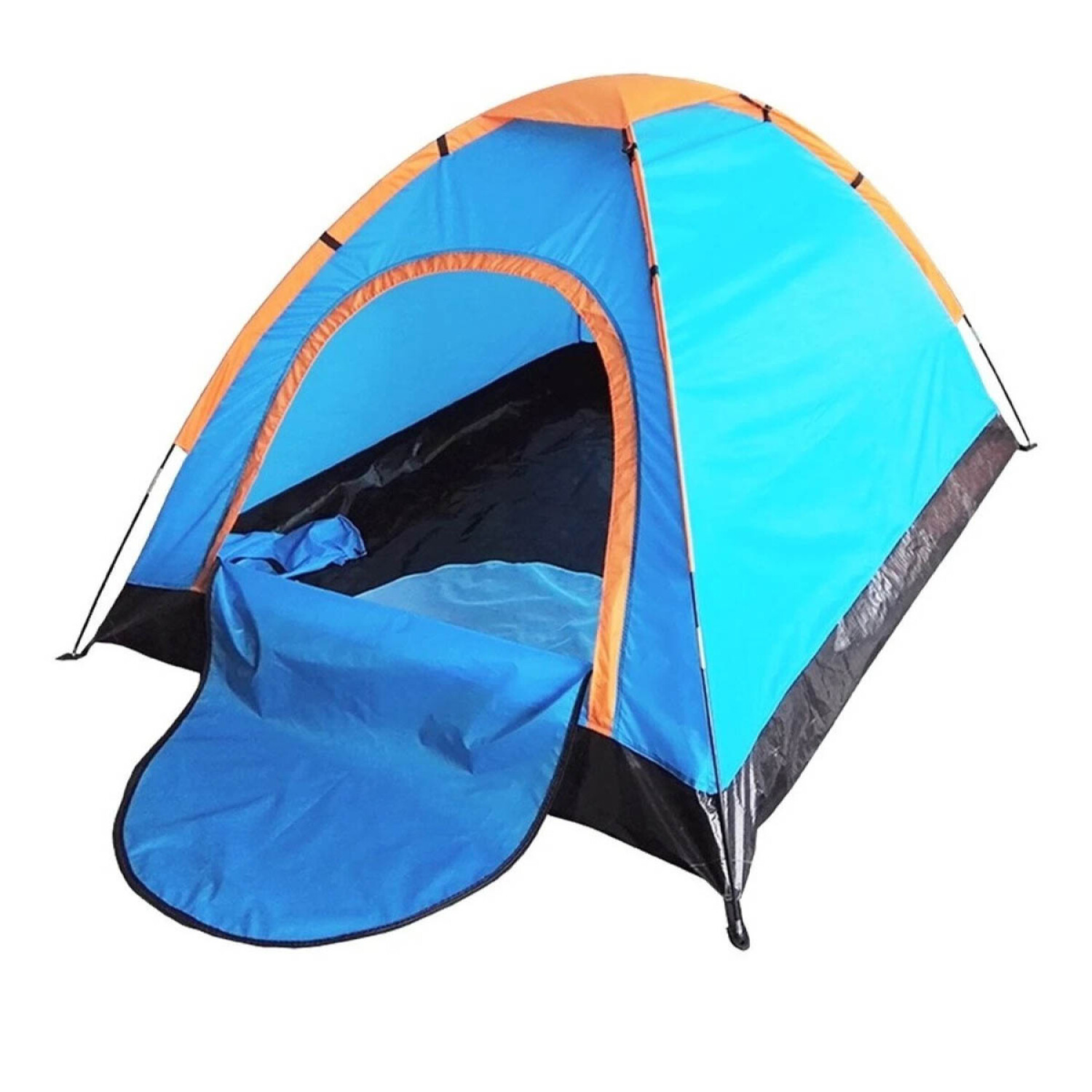Carpa Autoarmable 4 Personas Camping Automática - Azul — El Rey del ...