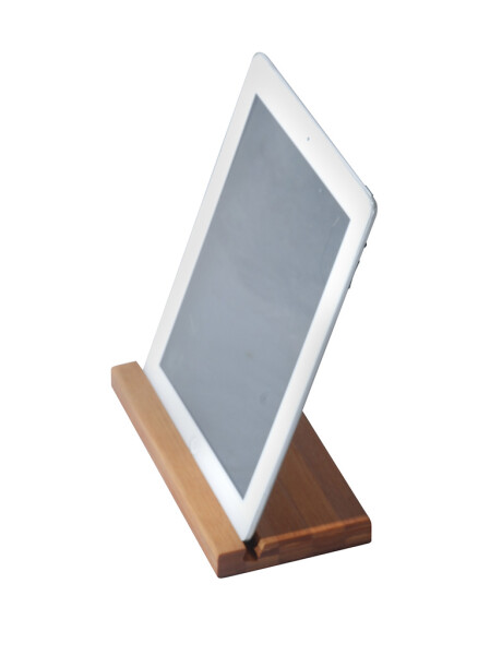 SOPORTE TABLET MADERA BAMBOO 20X10X1.8CM — Deco Hogar