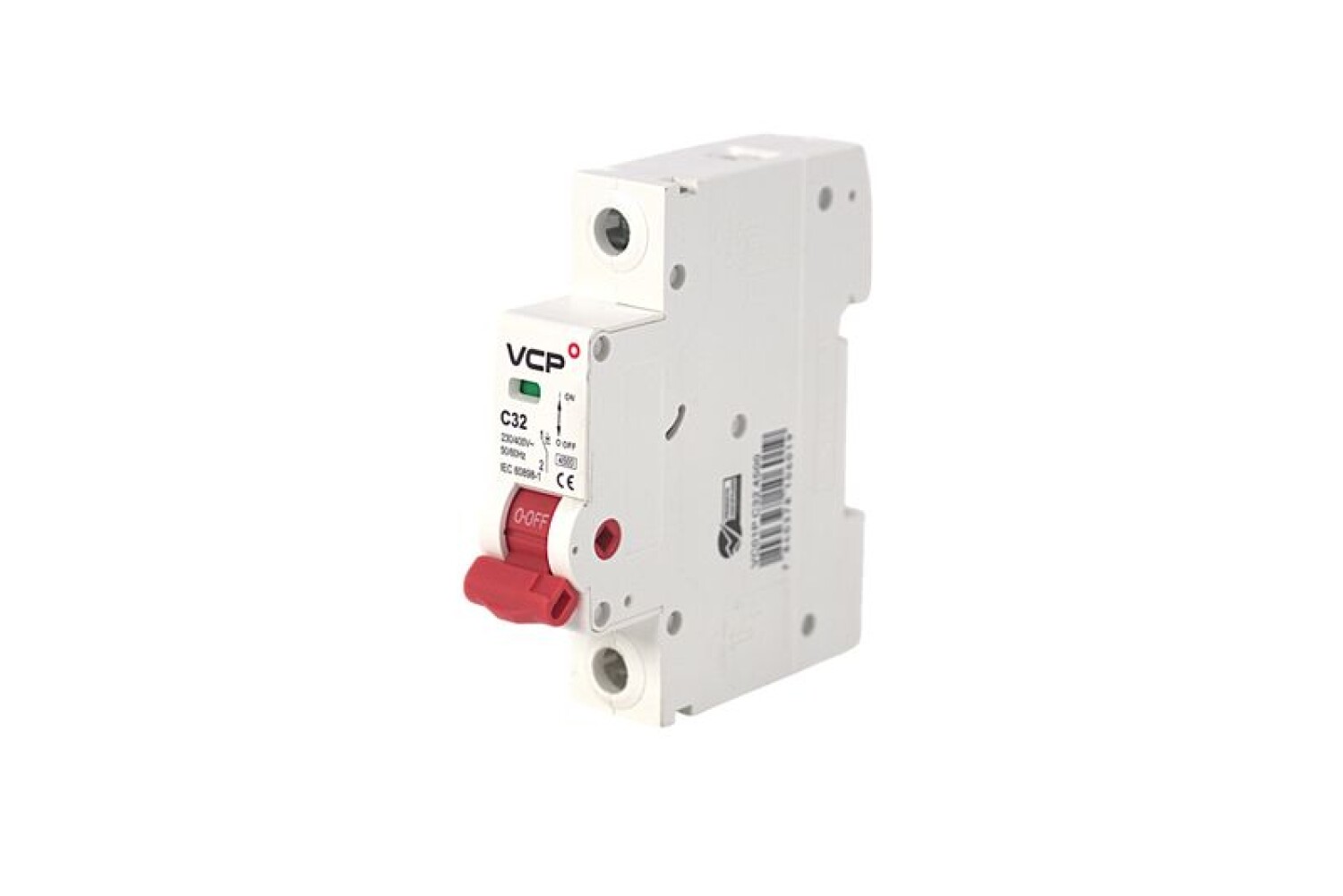 DISYUNTOR TERMOMAGNETICO KVB12 DE 1X 63A 06KA - VCP — Luminotecnia