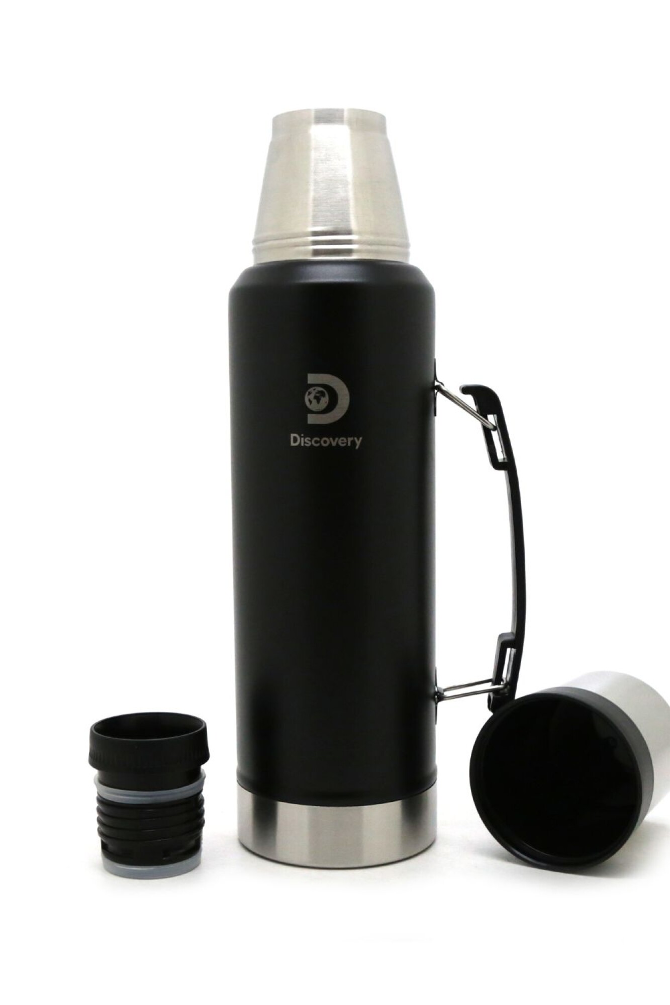 Termo doble acero 1.3L - Negro — Canva Store