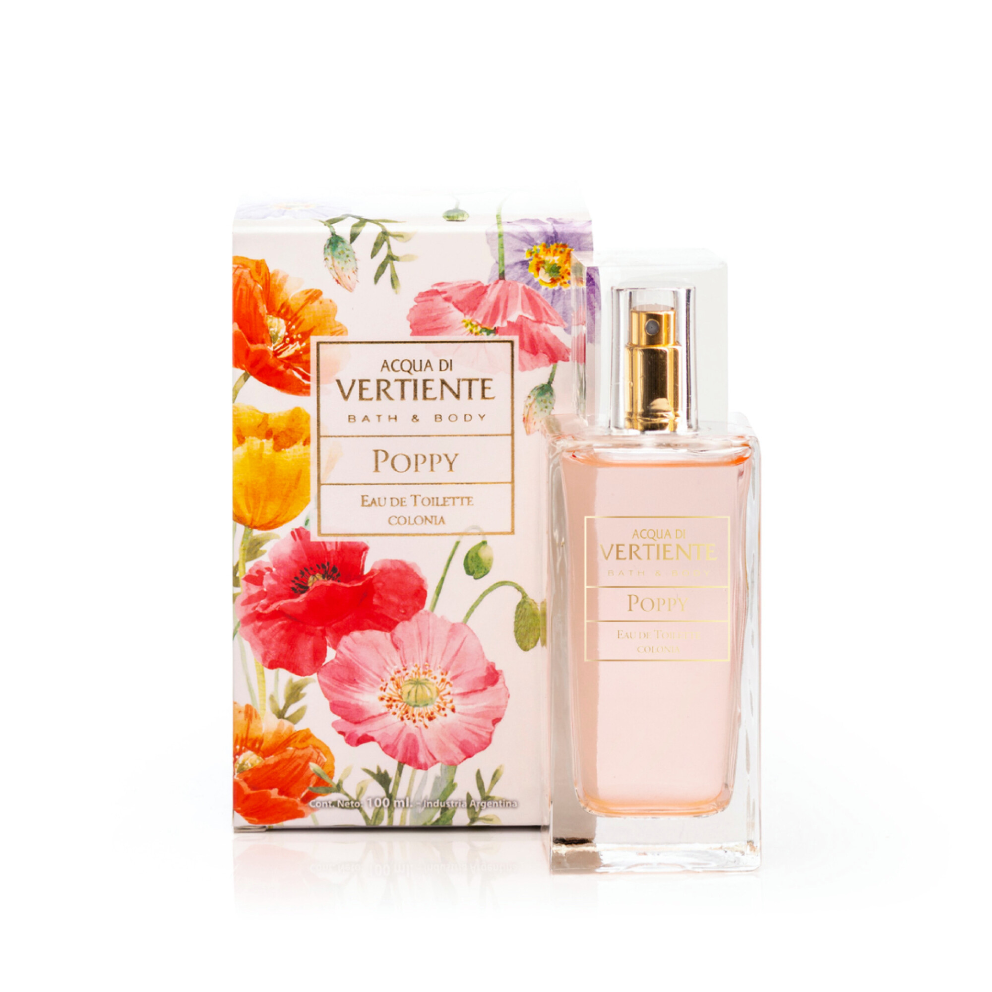 Colonia Femenina Acqua Di Vertiente Poppy EDT - 100 ml — Tienda Soy ...