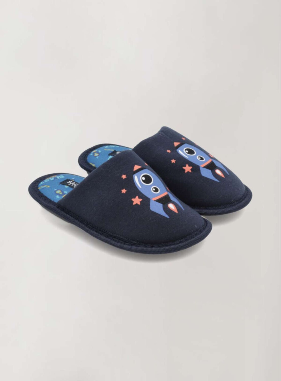 Pantufla rocket - Azul — Tienda Soy Santander